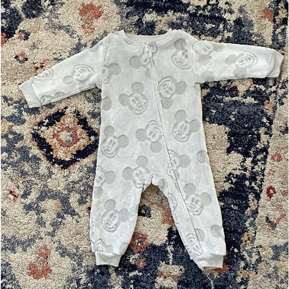 Disney | One Pieces | Disneys Mickey Mouse Gray Union Suit | Poshmark